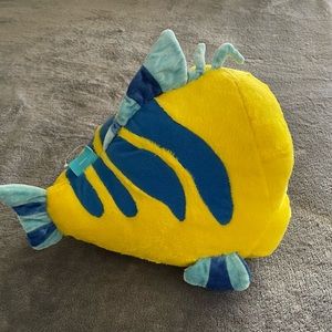 Disney | Toys | Disney The Little Mermaid Fish Flounder Large Plush ...